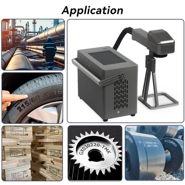 Quality Handheld Fiber Laser Marking Machine , Portable Laser Marking Machine For Metal for sale