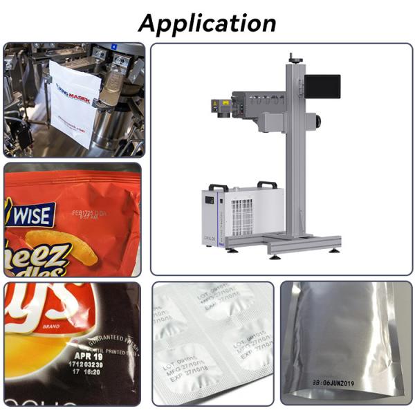 3W 5W 10W UV-lasermarkeringsmachine voor flexibele films / stijve kunststoffen