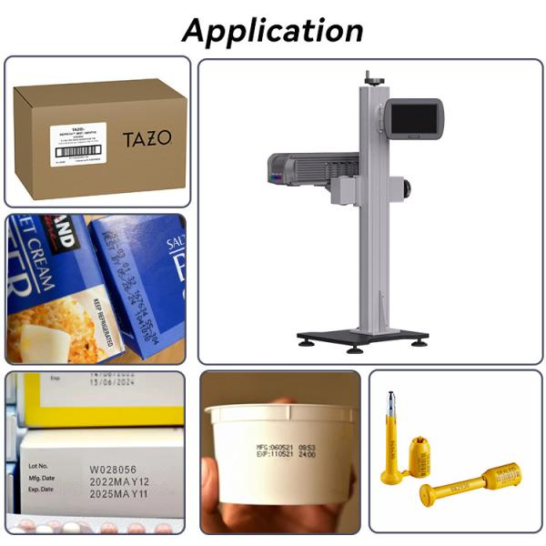 Quality 30W-60W CO2 Laser Marking Machine For Production Line Bottle Coders for sale
