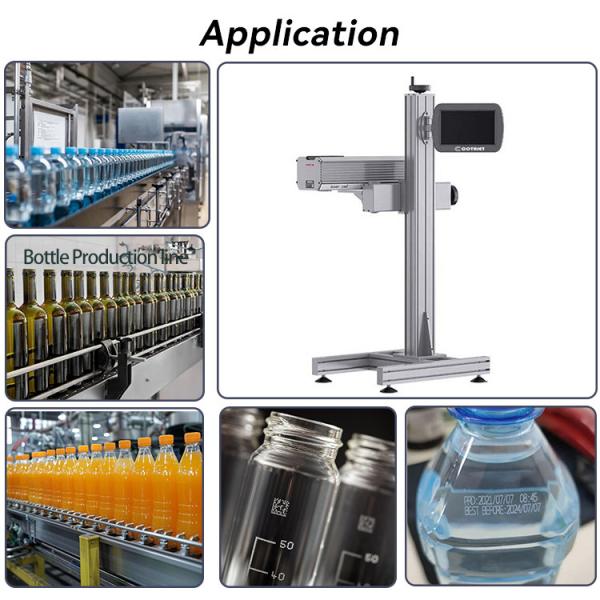 Quality CO2 Fly Laser Marking Machine 30W 40W 60W For Electronics / Pharmaceuticals for sale