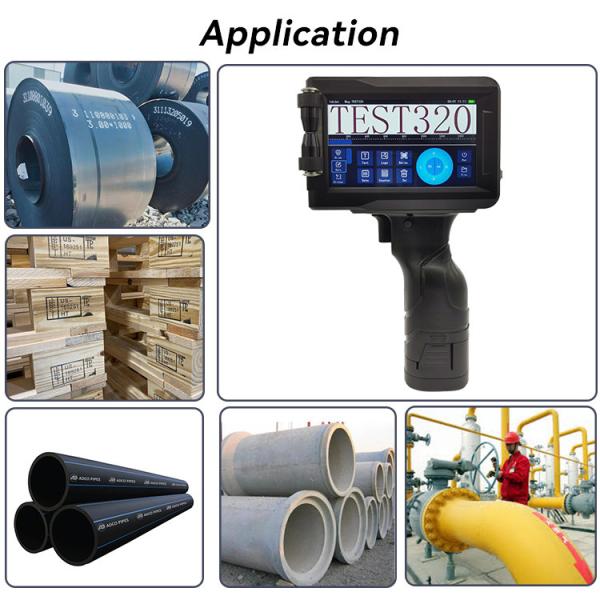 Quality Portable Handheld Inkjet Printer Machine , Handheld Inkjet Batch Coding Machine for sale