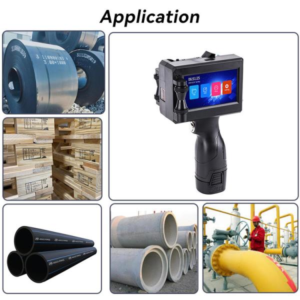 Quality Lightweight Portable Handheld Inkjet Barcode Printer , Handheld Mobile Inkjet for sale