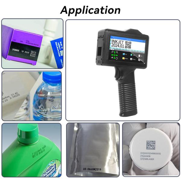 Quality ABS / Metal Handheld Barcode Printer , Portable Hand Barcode Printing Machine for sale