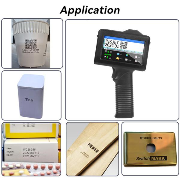 Quality ABS / Metal Handheld Barcode Printer , Portable Hand Barcode Printing Machine for sale