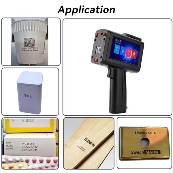Quality Portable Handheld Inkjet Printer Gun , Portable Inkjet Printer Label Printer for sale