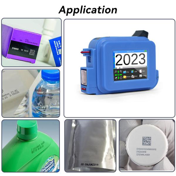 Quality Mini Touch Screen Inkjet Barcode Label Printer handheld Expiry Date Printing for sale