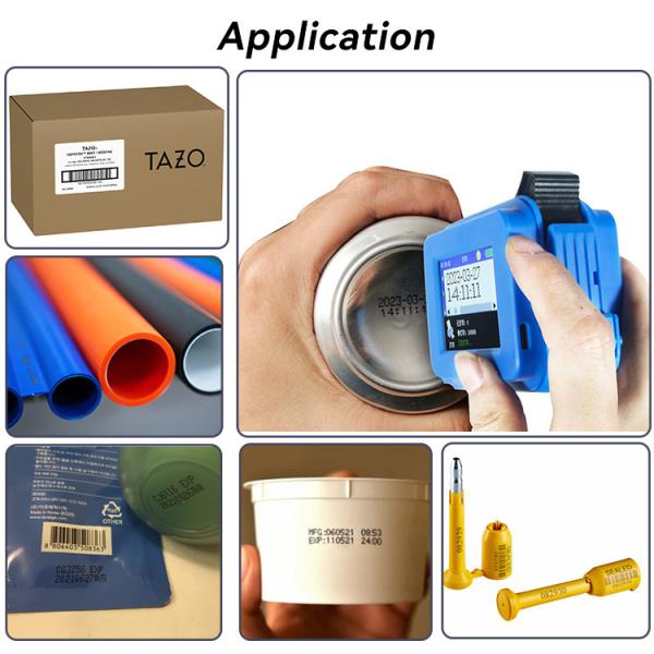 Quality Mini Touch Screen Inkjet Barcode Label Printer handheld Expiry Date Printing for sale
