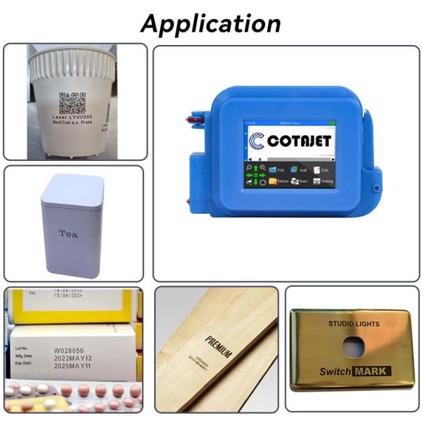 Quality Mini Touch Screen Inkjet Barcode Label Printer handheld Expiry Date Printing for sale