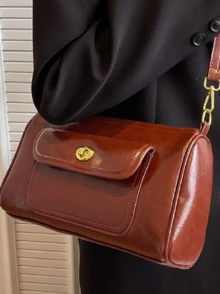 Quality Vintage Bag Top-grain Full-grain Cowhide genuine leather shoulder bag Crossbody Bag Work Bag underarm bag women's fashion bag Wholesale for sale