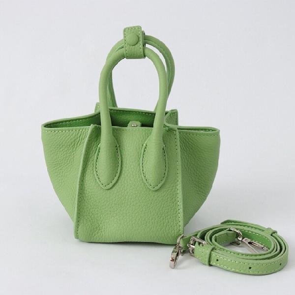Quality Top-Grain Cowhide Mini Wing Basket Bag  Mini shoulder bag for women genuine leather handbag crossbody bag shulder bag China supplier wholesale for sale