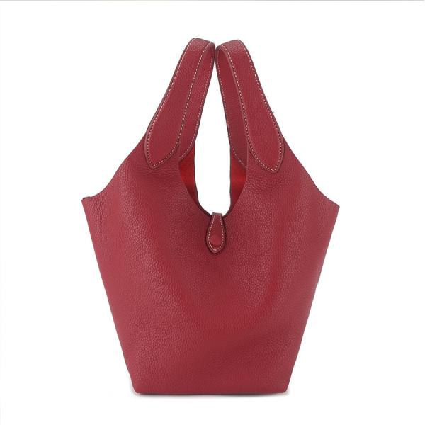Quality Top-Grain Cowhide Basket Tote Bag (with Inner Pouch) large capacity genuine leather handbag Tote Bag Crossbody Bag Shoulder Bag  Women's fashion bag for sale