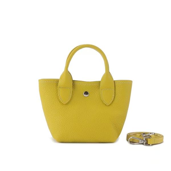 Quality Mini women's genuine leather handbag Full-Grain Top-Grain Cowhide with Striped Canvas Bag shoulder bag crossbody bag fashion phone bag for women China supplier  for sale