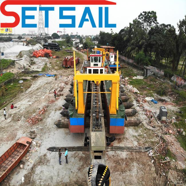 Automatic Control Cutter Suction Dredger for River Sand