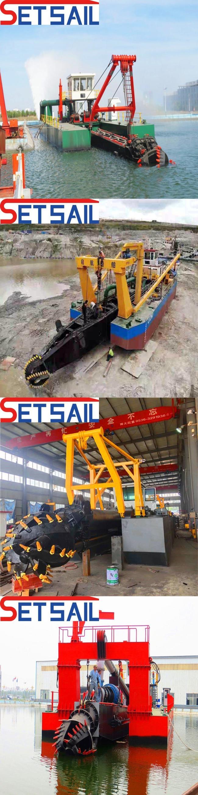 Automatic Control Cutter Suction Dredger for River Sand