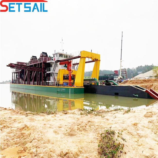 Customized Cutter Suction Dredger Machine with Hydraulic Control Cutter Head
