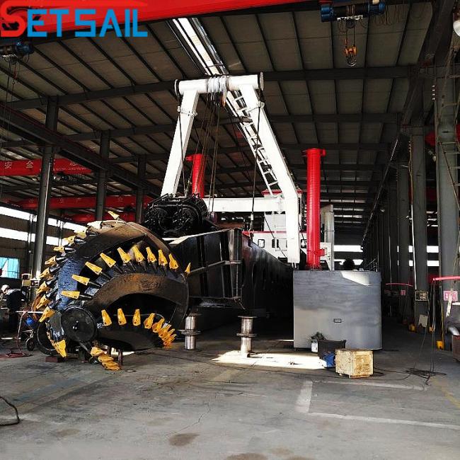 Customized Cutter Suction Dredger Machine with Hydraulic Control Cutter Head