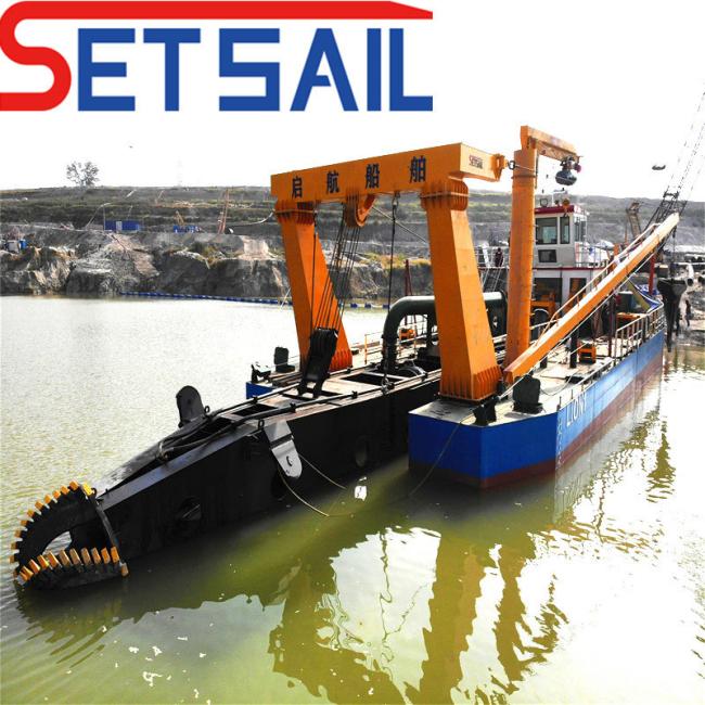 Full New Cutter Suction Dredger with Hydraulic Spud Carriage