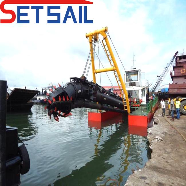 Hydraulic Control Spud Position Cutter Suction Dredger Used in River
