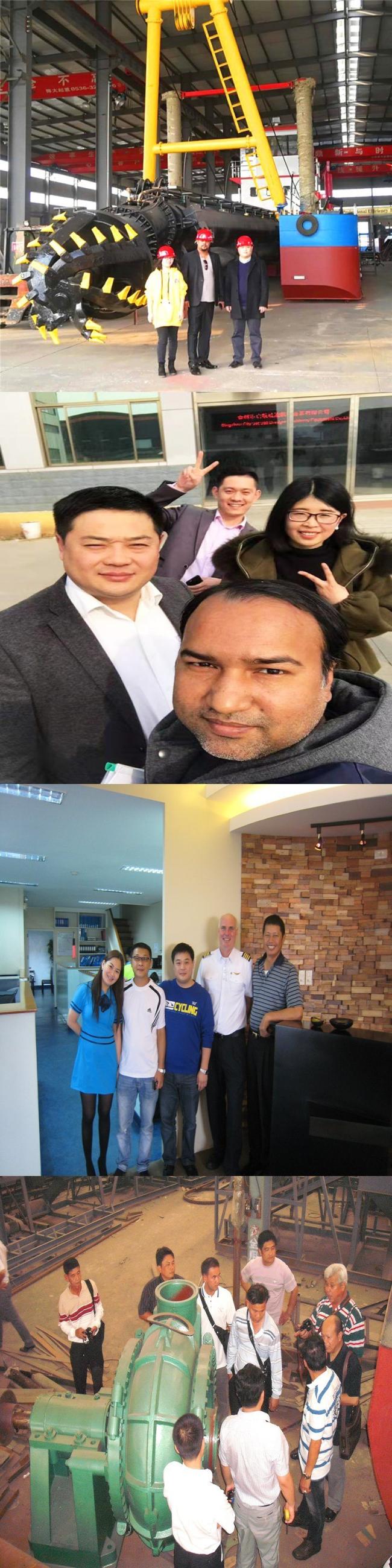 Hydraulic Control Spud Position Cutter Suction Dredger Used in River