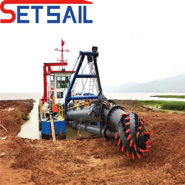 Diesel Engine Power Cutter Suction Dredging Ship with Monitoring System