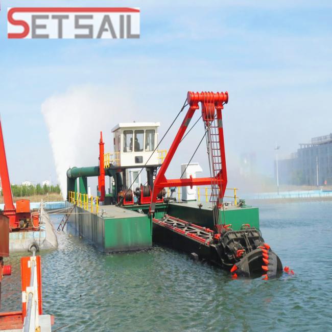 Full New Hydraulic Cutter Suction Dredger with Diesel Engine Power