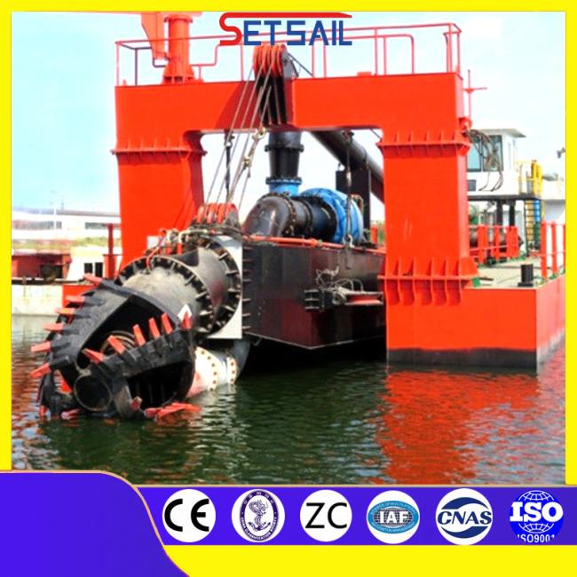 Cutter Suction Dredging Sand Machine with HDPE Pipe