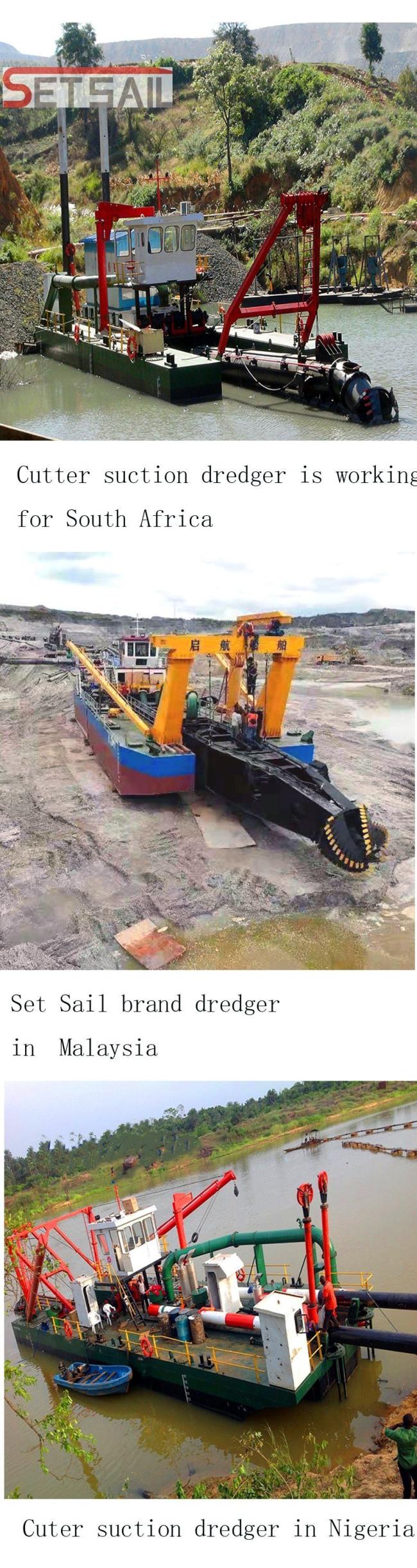 3500m3/Hr Capacity 20 Inch Cutter Suction Dredger with Diesel Engine
