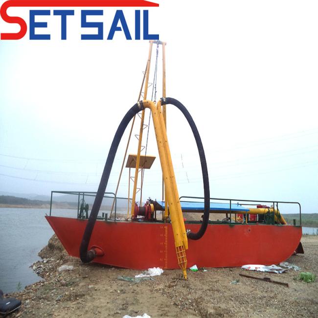 Rexroth Hydraulic System Jet Suction Mud Dredger Used in Lake