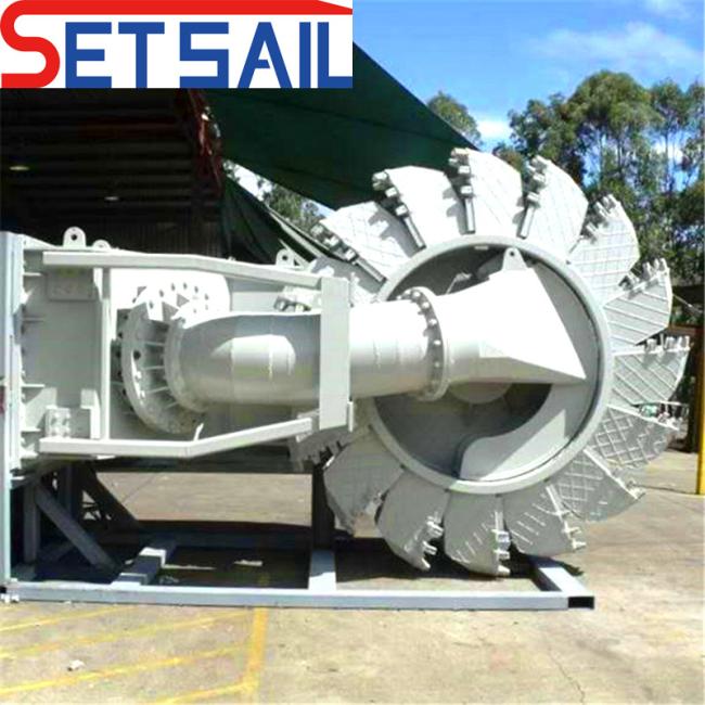Water Flow 3000m3 Wheel Bucket Hard Mud Dredger for Sale