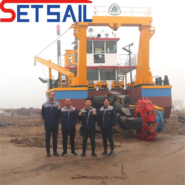 Hydraulic System Bucket Wheel Dredger with Stable Performance