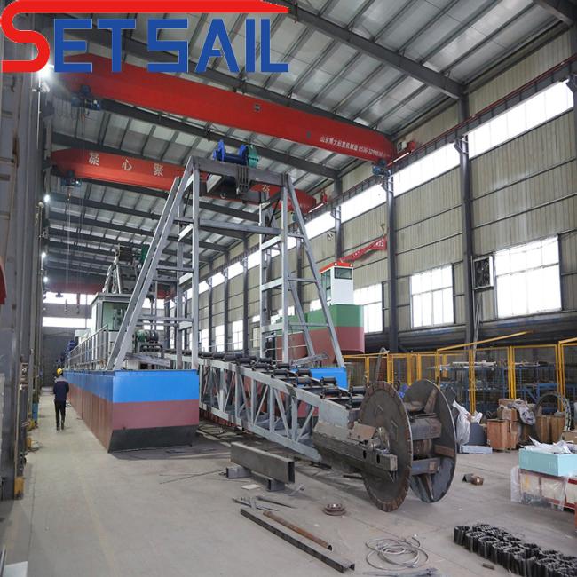 Chain Bucket Mining Dredger for River Diamond