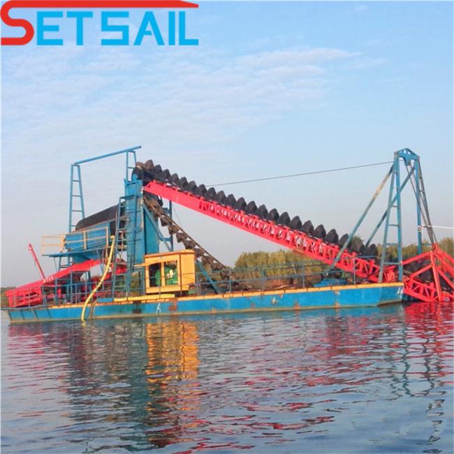 Chain Bucket River Mining Dredger for Mining Project