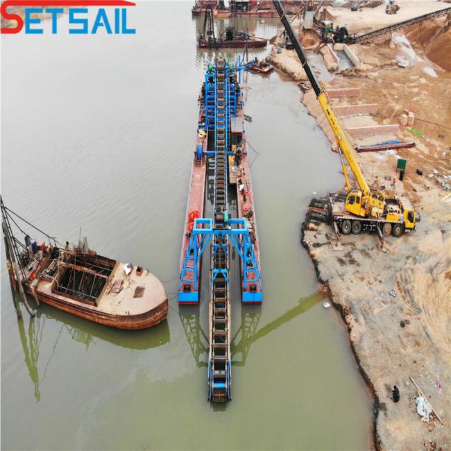 200m3/Hour Bucket Chain Gold Dredger for Sales in Indonesia