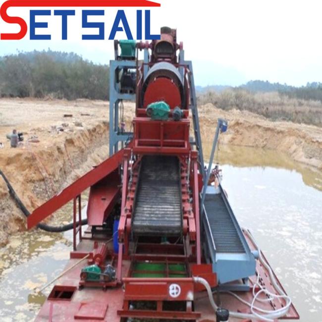 Chain Bucket Diamond Dredger for Reservoir Gold