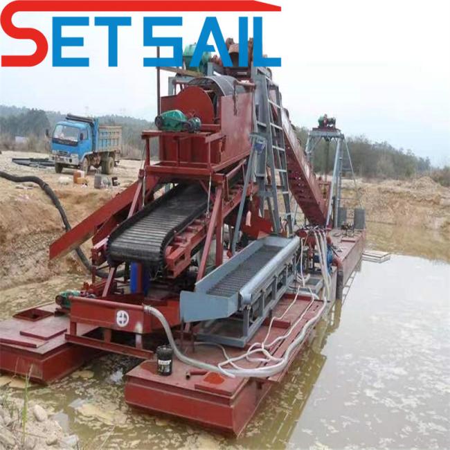 Chain Bucket River Mining Machinery for Diamond