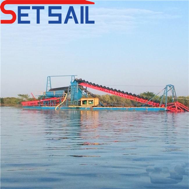 Customized River Mining Gold Machine for Reservoir Diamond