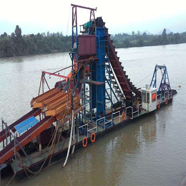 Setsail Chain Bucket River Mining Gold Diamond Dredger for Congo