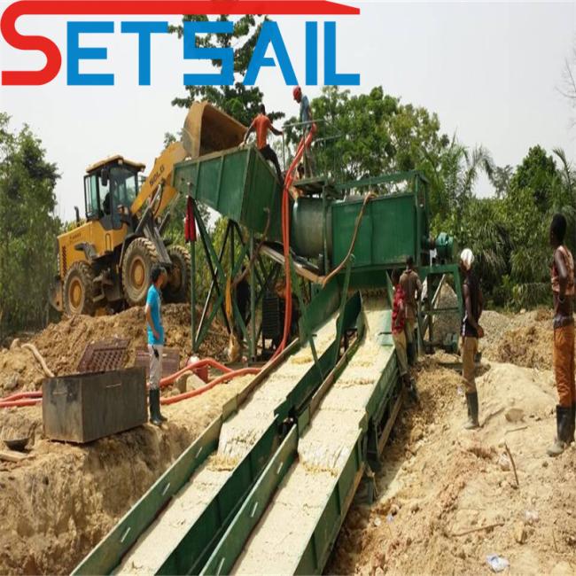 Durable Land Mining Gold Equipment with Generator Sets