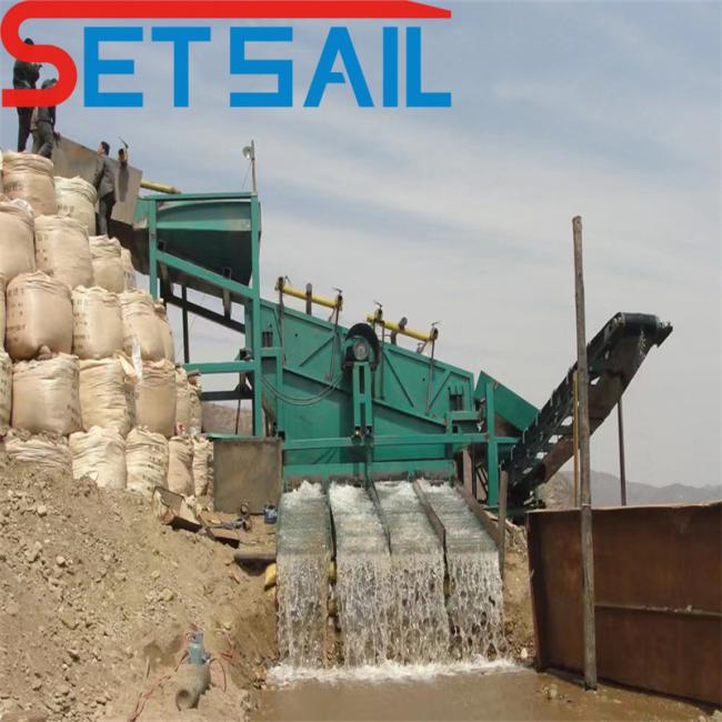 Land Mining Gold and Diamond Equipment with Jigging Machinery