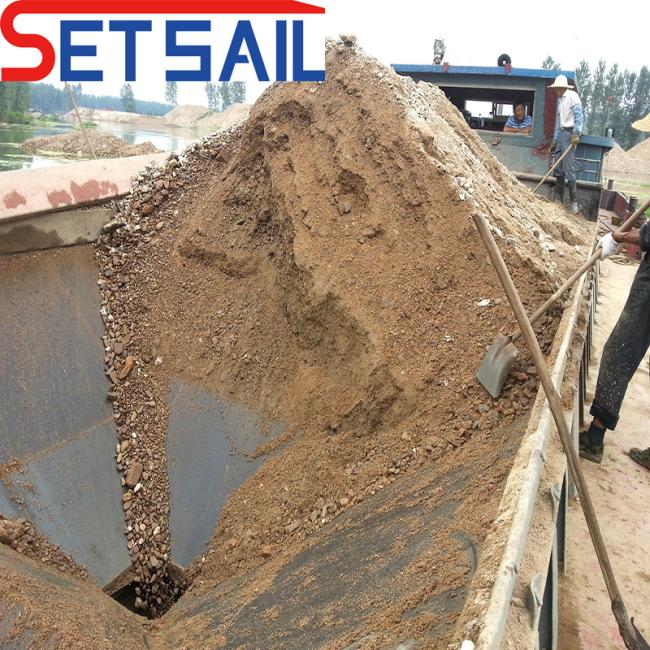 Steady Performance Sand Transportation Boat with Automatic Unloading