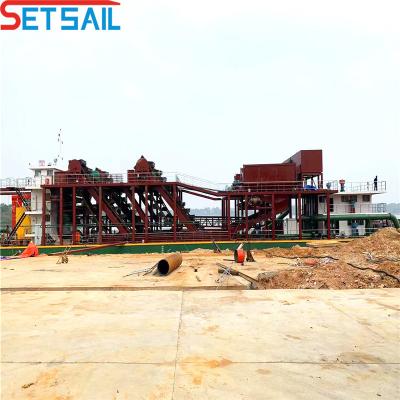 Cina 145kw Motore ausiliare Potenza motore diesel Cutter Suction Dredger con sistema idraulico in vendita