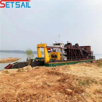 China Port Dredging Cutter Suction Dredger with Cummins Diesel Engine and CE Certification for sale