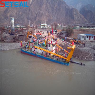 中国 224kw 補助エンジン 12 インチ川砂割り 吸い込みドレーガー 鋳鉄サイクロン 販売のため