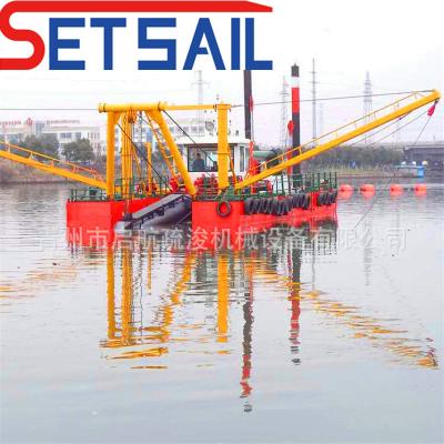 中国 12インチ ディーゼルエンジン 湖切断器 吸い込み 砂の掘削機 終身使用保証 販売のため