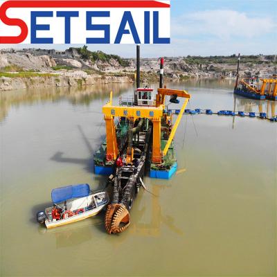 Cina Dredger idraulico a aspirazione automatica per le prestazioni durature della sabbia del fiume Bangladesh in vendita