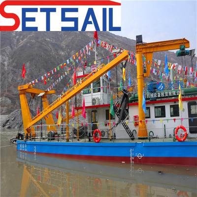 China Customized River Sand Mud Hydraulic Cutter Suction Dredger for Dredging Operations for sale