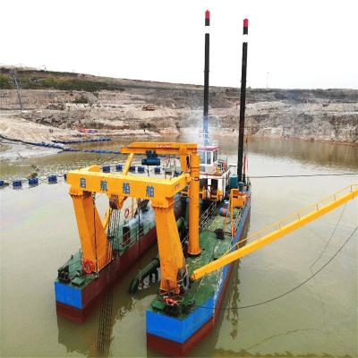 China 16 inch diesel motor hydraulische snijmachine zuigdrager met 350 mm ontladingspijpdiameter Te koop
