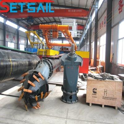 中国 川の砂の採掘に使用される12インチカッター吸い込み掘削機 総高さ2メートル 販売のため