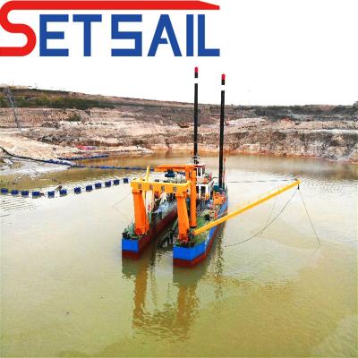 China Sand Cutter Suction Dredging Machinery with Pump Discharge / Suction Pipe 200-900mm for sale