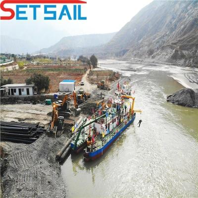 China Siemens PLC Controlled Cutter Suction Sand Dredging Equipment for Dredging Depth 1-30m for sale